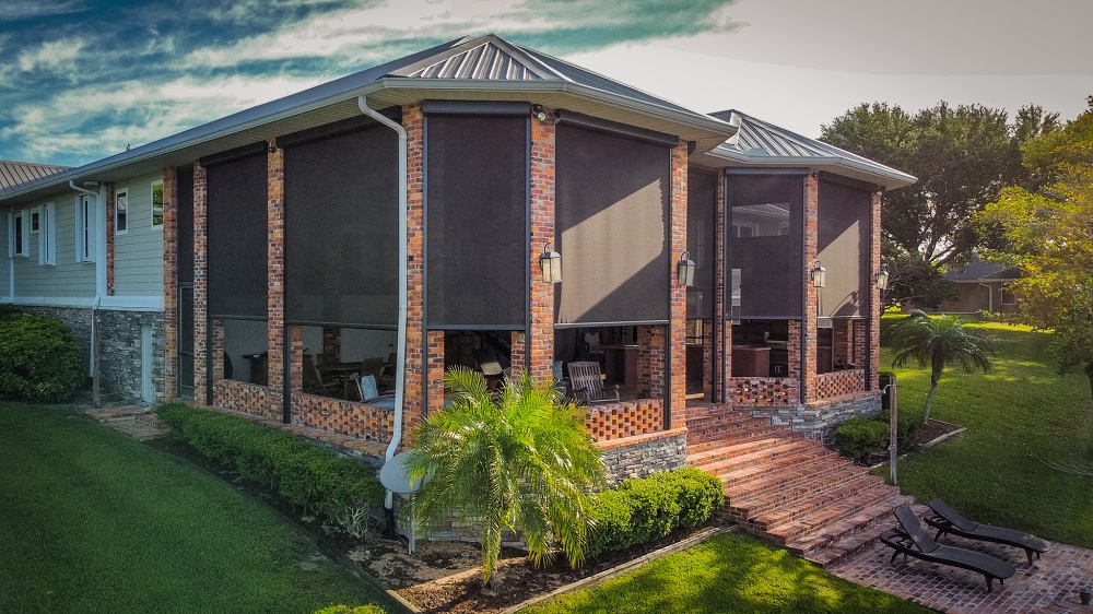 Sunpro Motorized Retractable screens for large openings